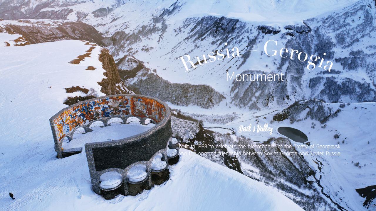 Russia – Georgia Friendship Monument: Gudauri View Point [ภาพรีวิวเดือน ...